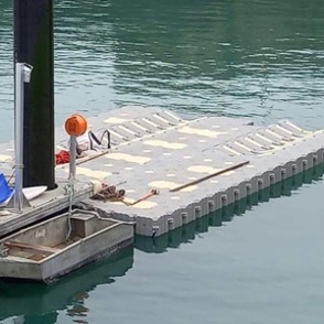 Ponton et bases a bateau – SDIS 35 – Saint Malo – 2022 - MarineFloor Europe